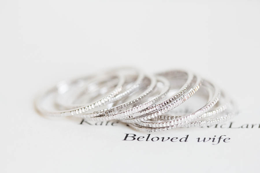 Set Of 3 Inca Dlicate Dent Thread Knuckle Ring,thread Ring,stacking ...