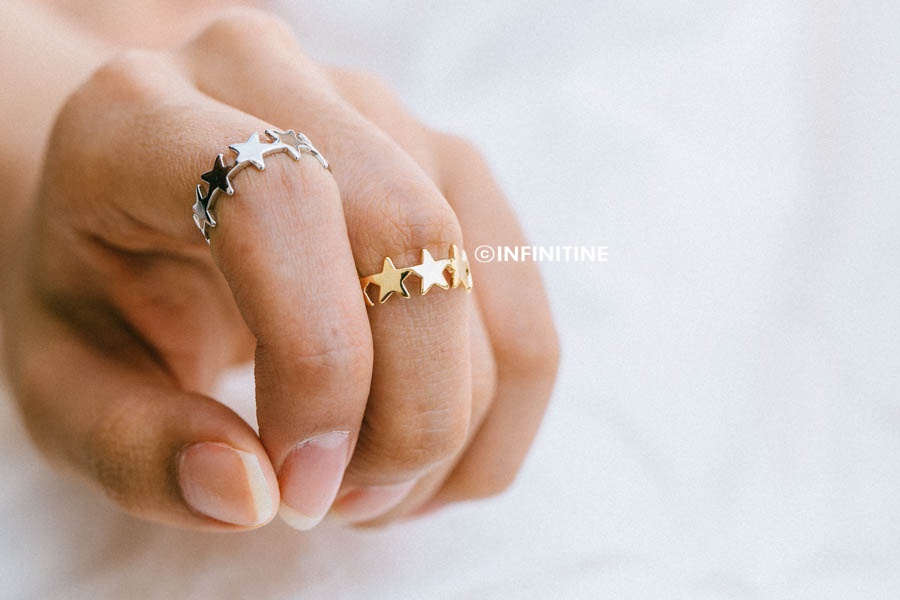 Star Wrap Around Adjustable Ring,jewelry Rings,fashion Rings ...
