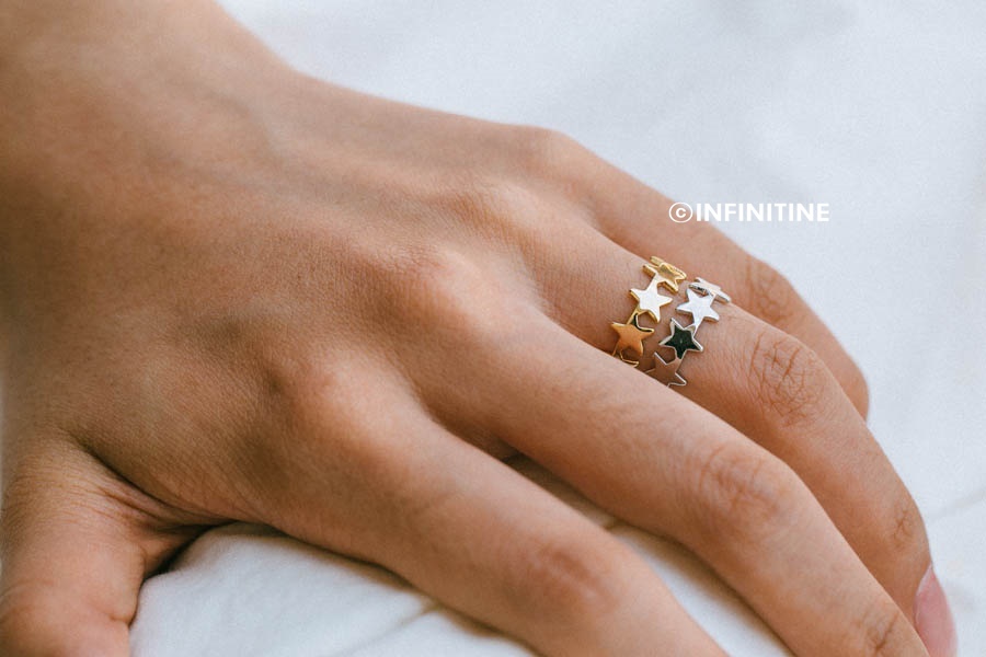 Star Wrap Around Adjustable Ring,jewelry Rings,fashion Rings ...