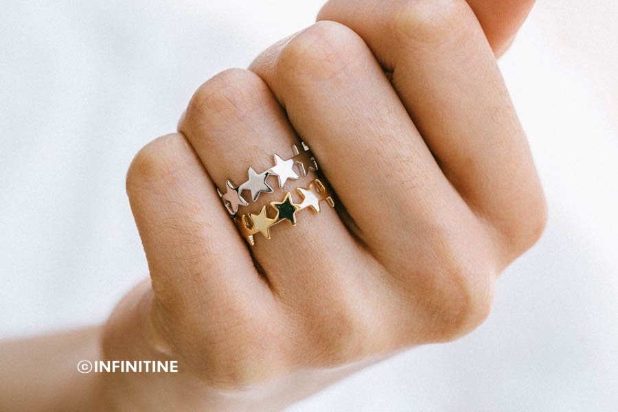 Star Wrap Around Adjustable Ring,jewelry Rings,fashion Rings ...